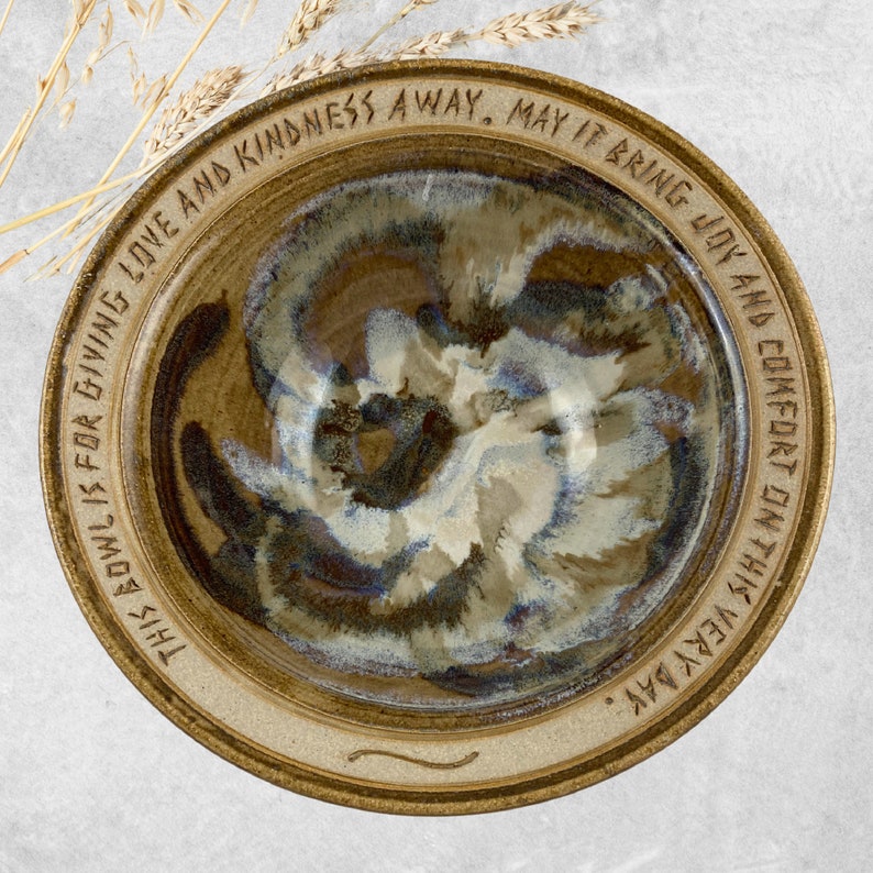 Pass Around Gift Handmade Pottery Bowls Giving Thanks Bowl | Etsy