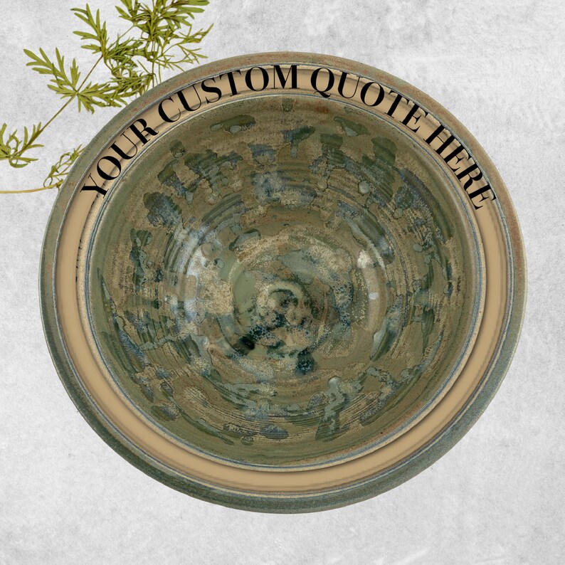 Custom Inscribed Gift Handmade Pottery Bowls Your Own - Etsy