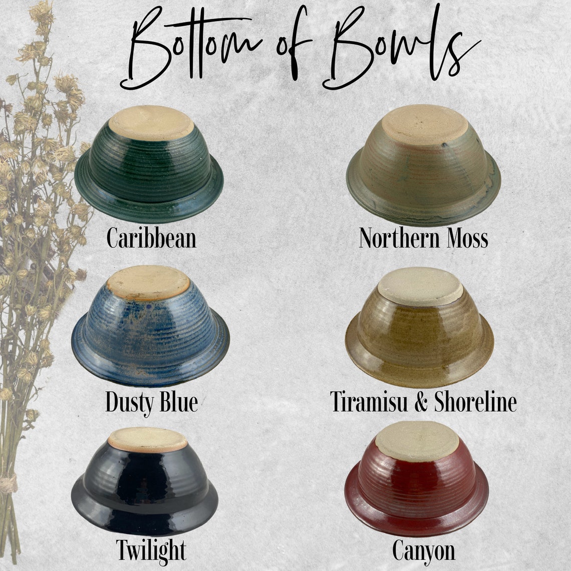 Pass Around Gift • Handmade Pottery Bowls • Giving Thanks Bowl • Family ...