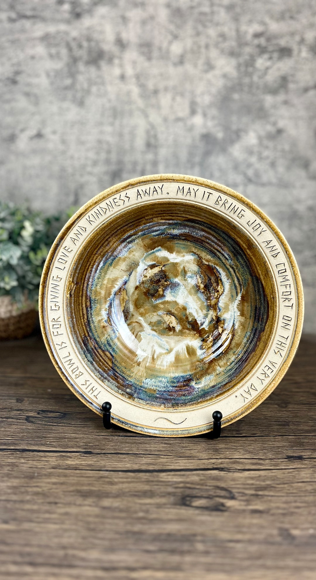 Pass Around Gift • Handmade Pottery Bowls • Giving Thanks Bowl • Family ...