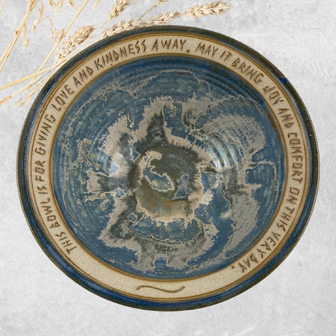 Pass Around Gift Handmade Pottery Bowls Giving Thanks Bowl - Etsy