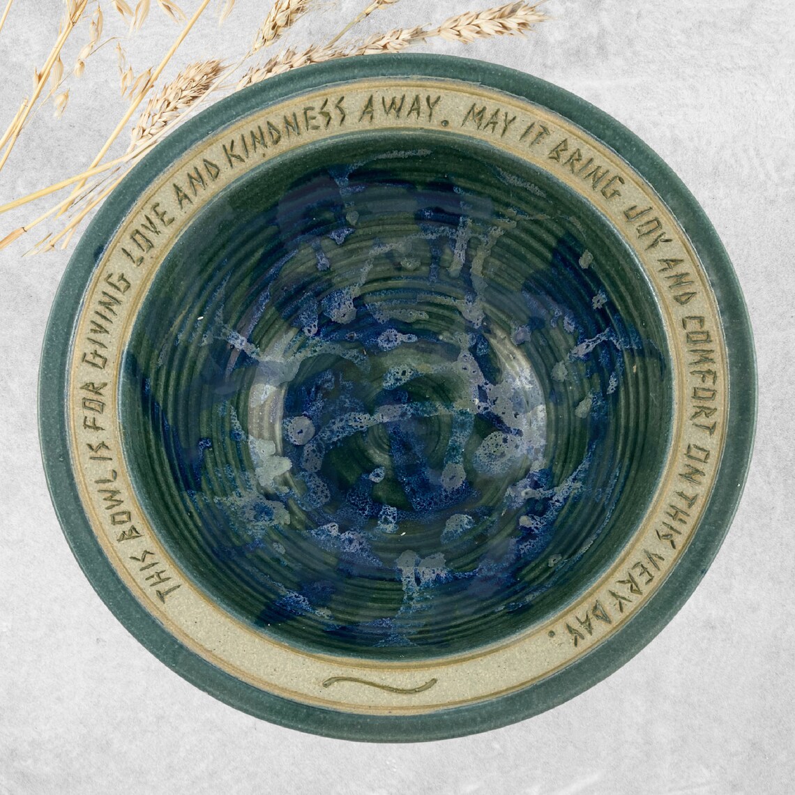 Pass Around Gift Handmade Pottery Bowls Giving Thanks Bowl - Etsy