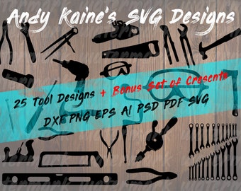 Tools Dxf Files | Etsy