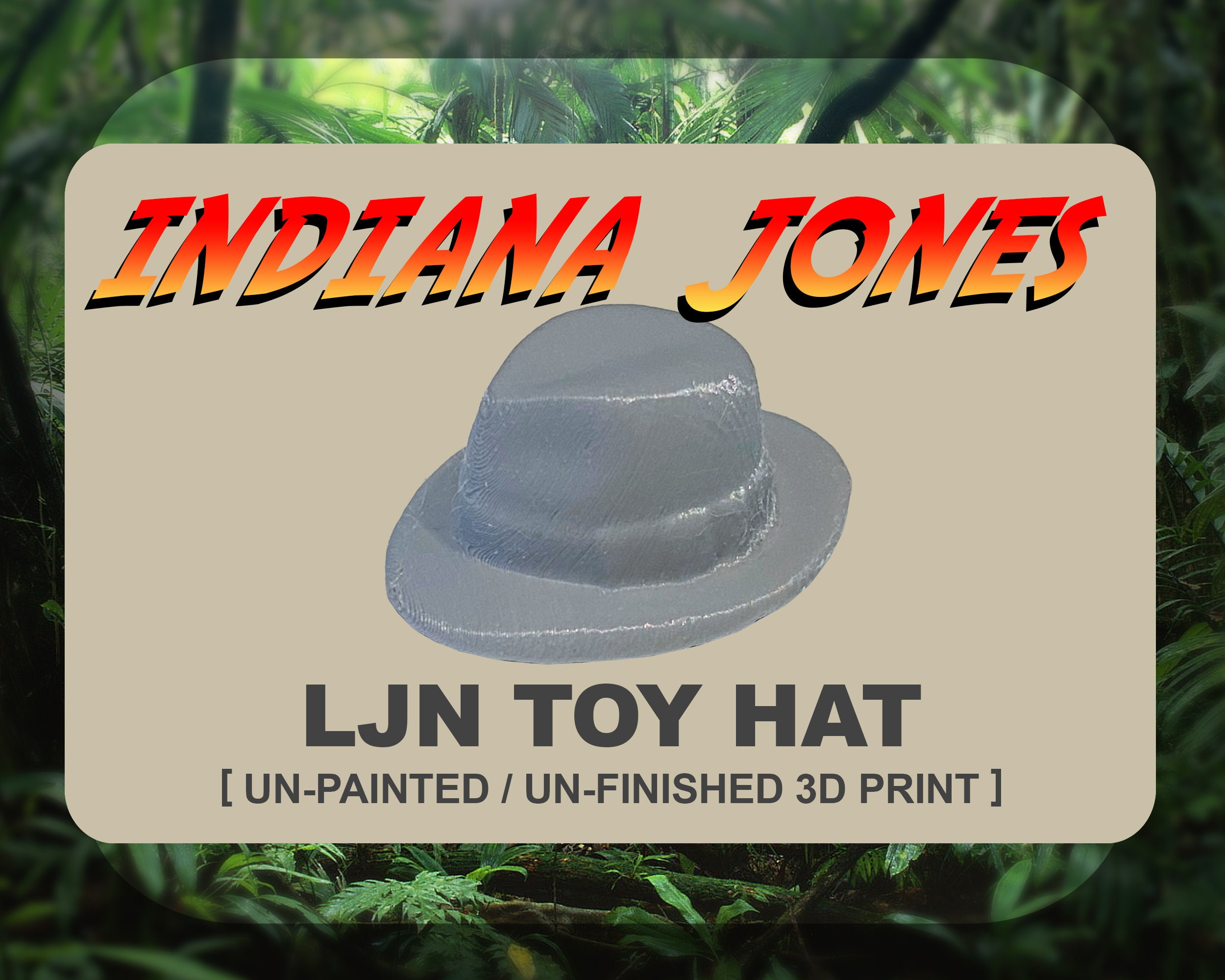 Indiana Jones LJN Toy Custom Replacement Hat Temple of Doom Action ...