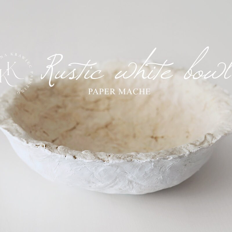 Paper Mache Bowl - Etsy