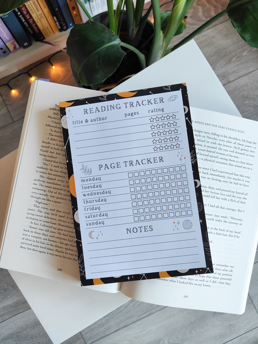 Reading Tracker Notepad - Etsy