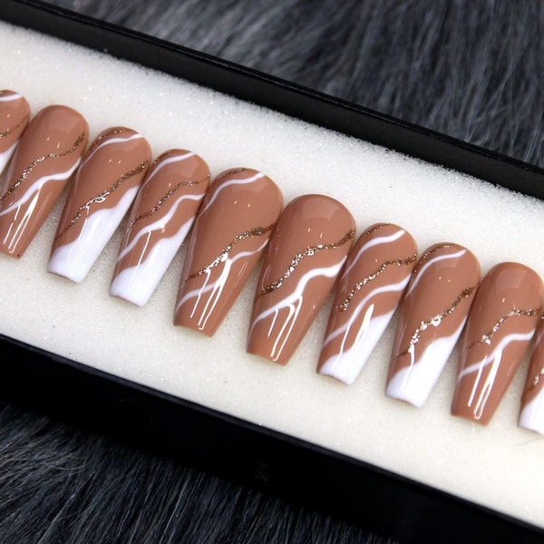 Wide False Nails - Etsy