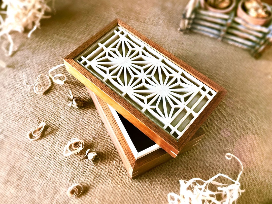Kumiko Box Keepsake Wooden Jewellery Box Sandalwood Gift Box - Etsy
