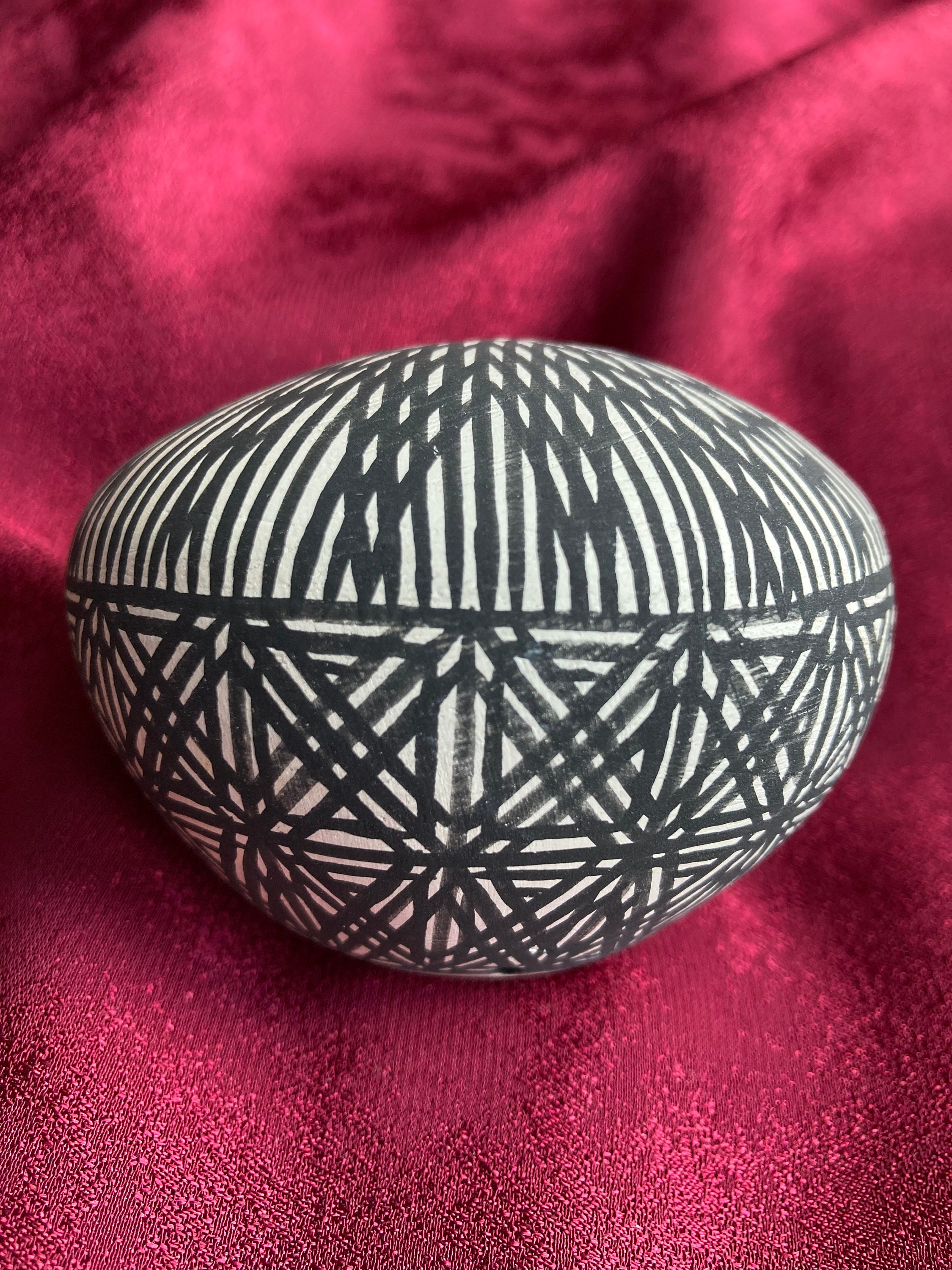 Acoma Pueblo Pottery Seed Pot. Tiny Little Jewel, 2 X 2 3/4. Signed ECM ...