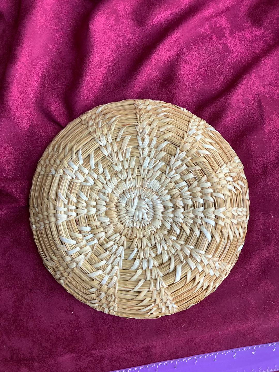 Tohono O’odham Basket, Vintage Ca 1969-1970, Hand-picked Hand-woven of ...