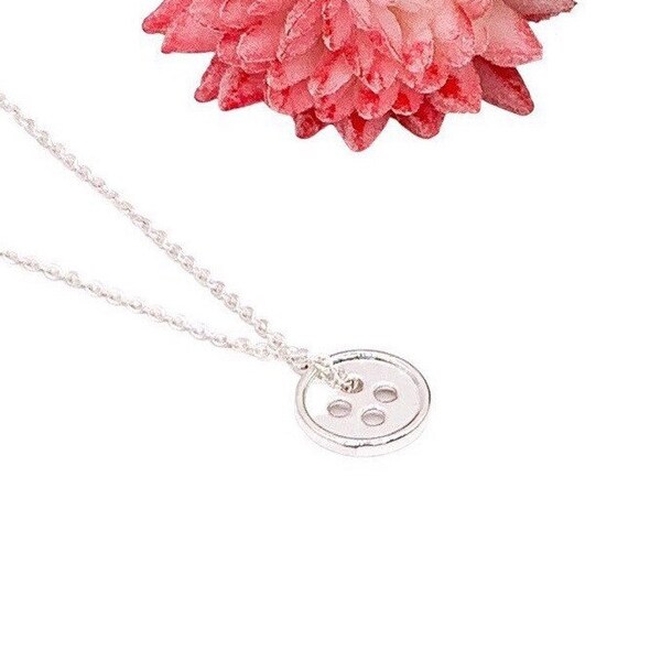 Button Necklace - Etsy