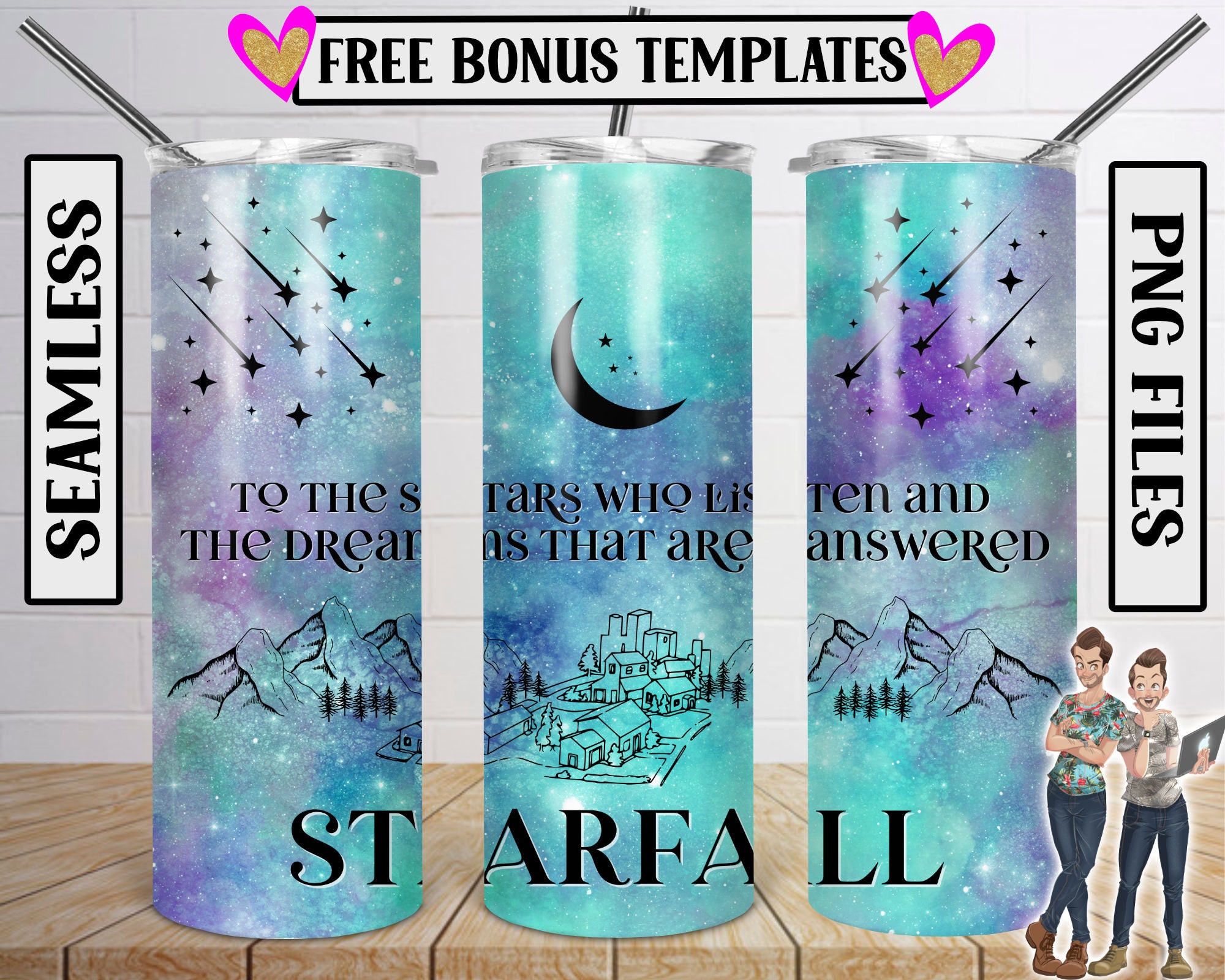 Starfall Velaris Landscape ACOTAR 20oz Tumbler Design ACOTAR - Etsy