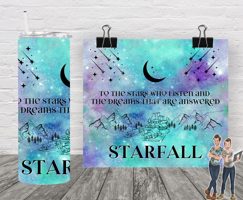 Starfall Velaris Landscape ACOTAR 20oz Tumbler Design ACOTAR - Etsy