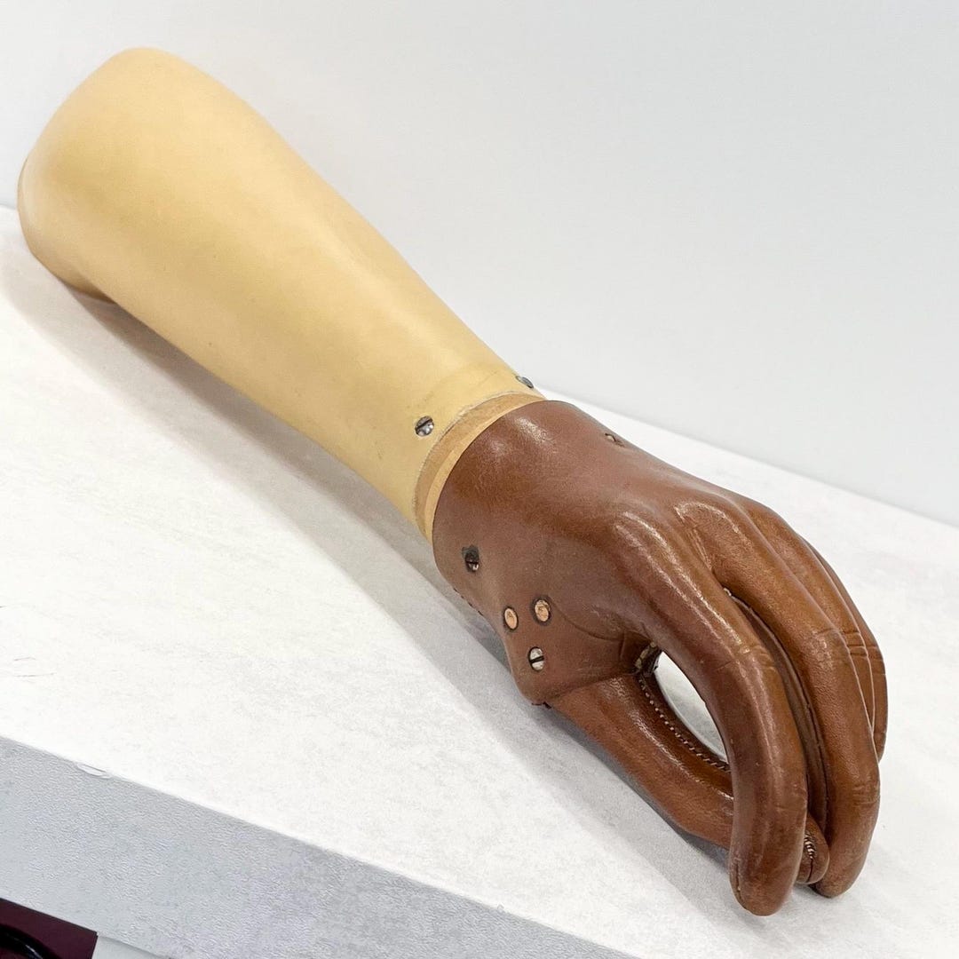 Vintage 1940’s 1950’s German Left Handed Prosthetic Arm Limb With ...