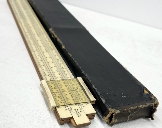 Vintage Unique Log Log Slide Rule With Box Made in England - Etsy