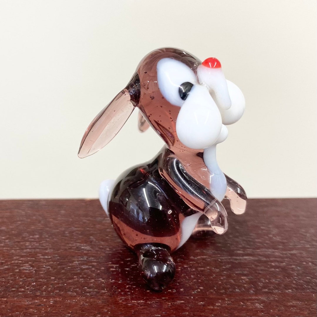 Genuine Pirelli Rare Art Glass Disney Thumper Rabbit Miniature Figure ...