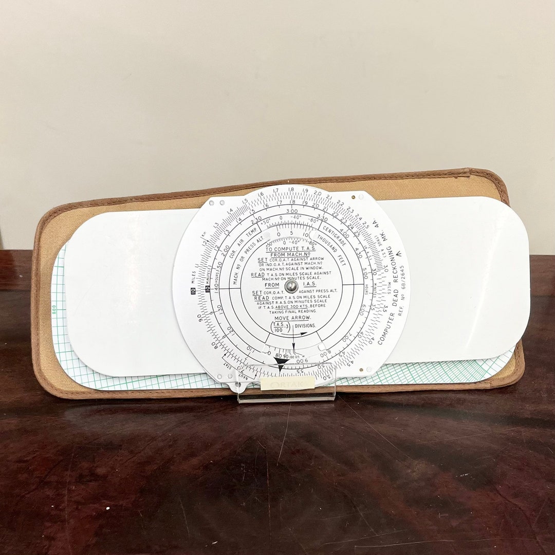 Vintage London Military Computer Deed Reckoning MK 4A Flight Computer ...