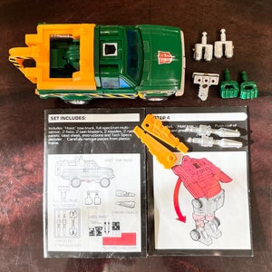 G1 Hasbro Transformer Heroic Autobot Red Hoist Tow Truck Nearly ...