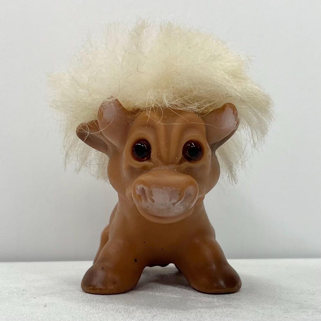 Vintage Cow 1964 Dam Troll Dam Things Est Troll Doll 3 With Cream ...