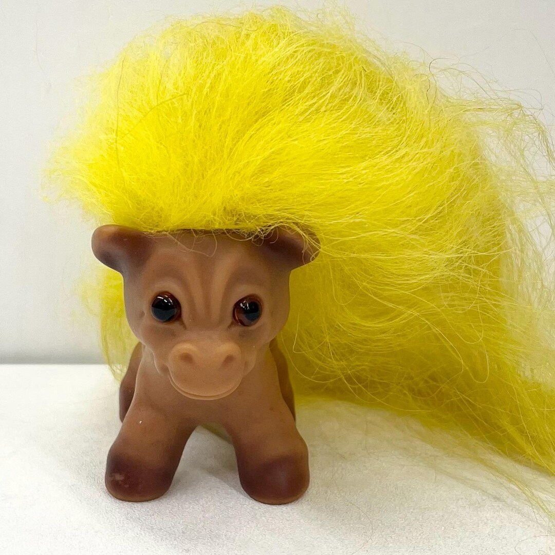 Vintage Horse Pony 1960’s Dam Troll Dam Things Est Troll Doll 3” With ...