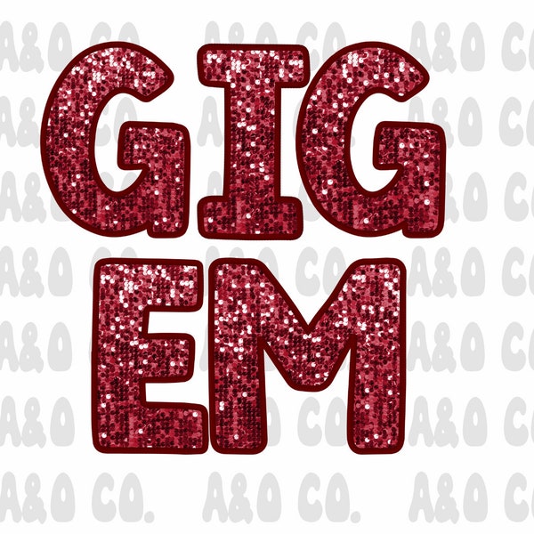 Gig Em Aggies - Etsy