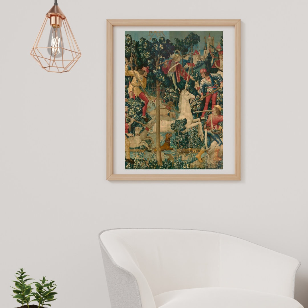 Vintage Medieval Unicorn Tapestry Printable Wall Art, Bundle of 6 - Etsy