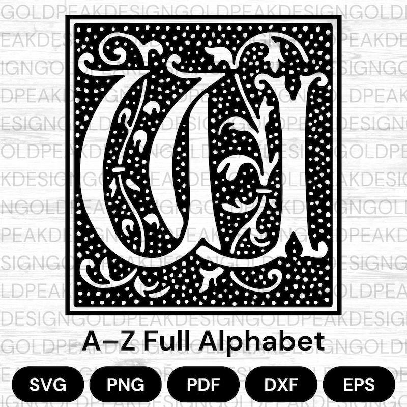 Drop Cap Alphabet - Etsy