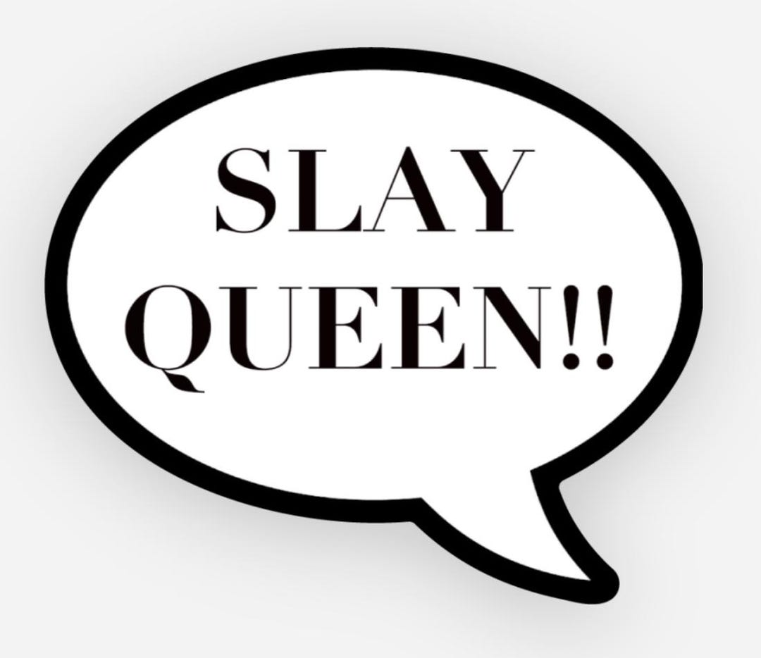Slay Queen Vinyl Sticker: Humorous Tween/teen Gift, Stocking Stuffer - Etsy