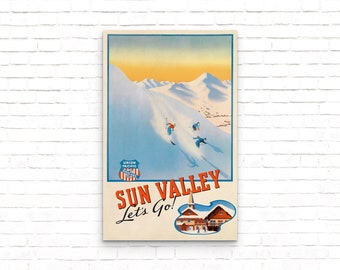 Sun Valley Poster - Etsy