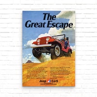 Minimalist White Jeep Wrangler Poster | Digital Download PDF | Off-road ...