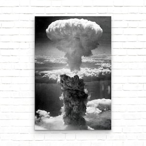 Radioactive Fallout Vintage Poster - Nuclear Explosion - Atomic Bomb ...