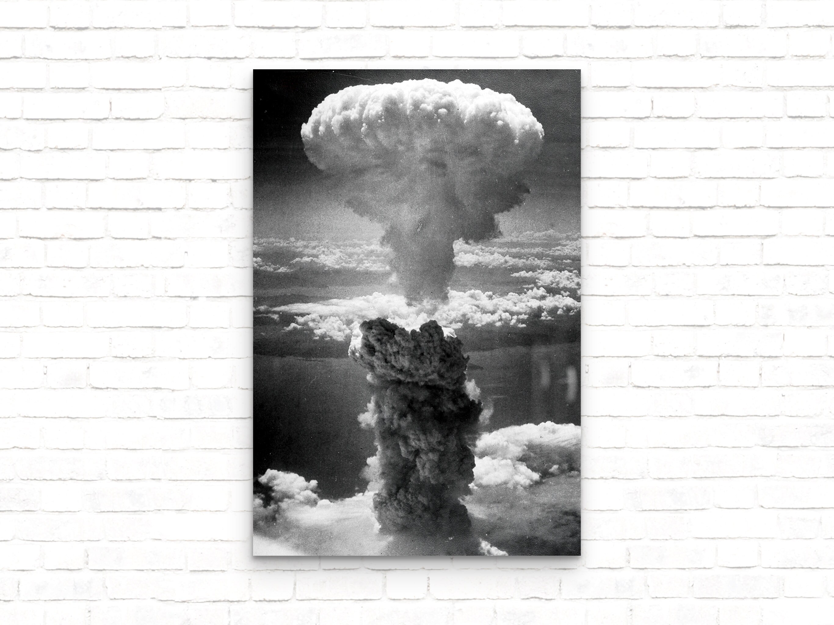 Radioactive Fallout Vintage Poster Nuclear Explosion Atomic Bomb ...