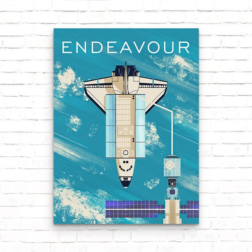 Space Shuttle Wall Art NASA Poster Printable Space Art - Etsy