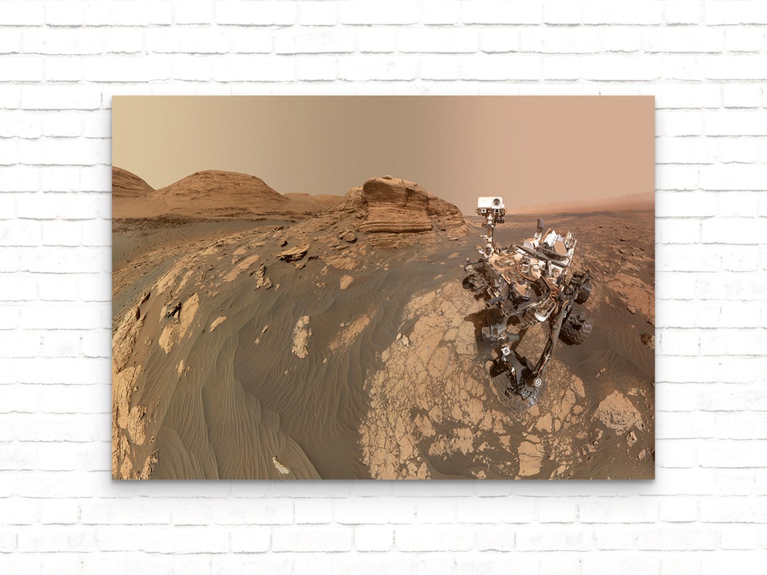 Nasa Perseverance Rover - Wide Angle Mars Selfie Space Poster - Art ...