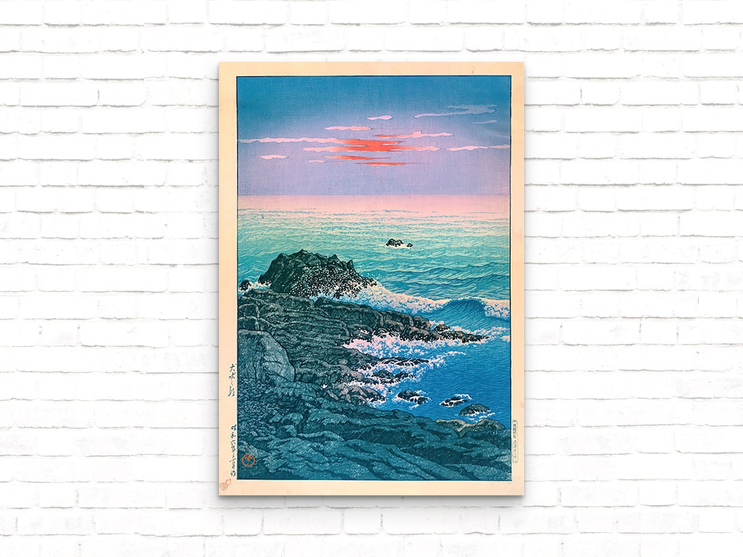 Kawase Hasui (1933) Morning of Cape Inubo - Japanese Scenery - Japanese ...