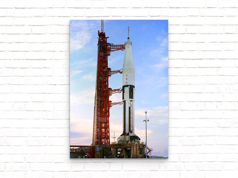 Nasa Saturn Launch Space Shuttle Poster - Space Mission - Solar System ...