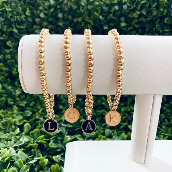 Gold Monogram Charm - Etsy