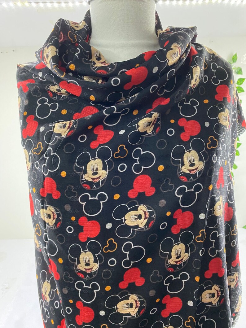 Mickey Mouse Shawl, Mickey Wrap, Minnie Mouse Scarf, Disney Couple Wrap ...