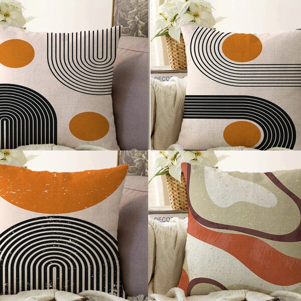 Mid Century Modern Pillow Coversnull