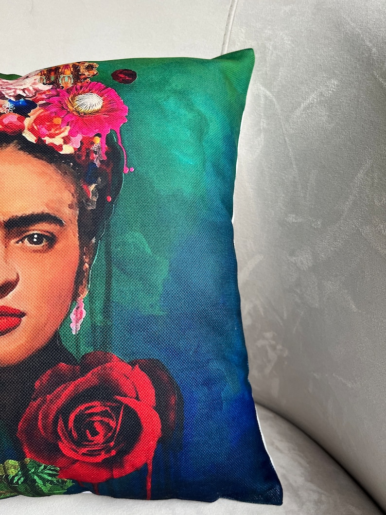 Self-portrait by Frida Kahlo Pillow Covers Square Decorative - Etsy