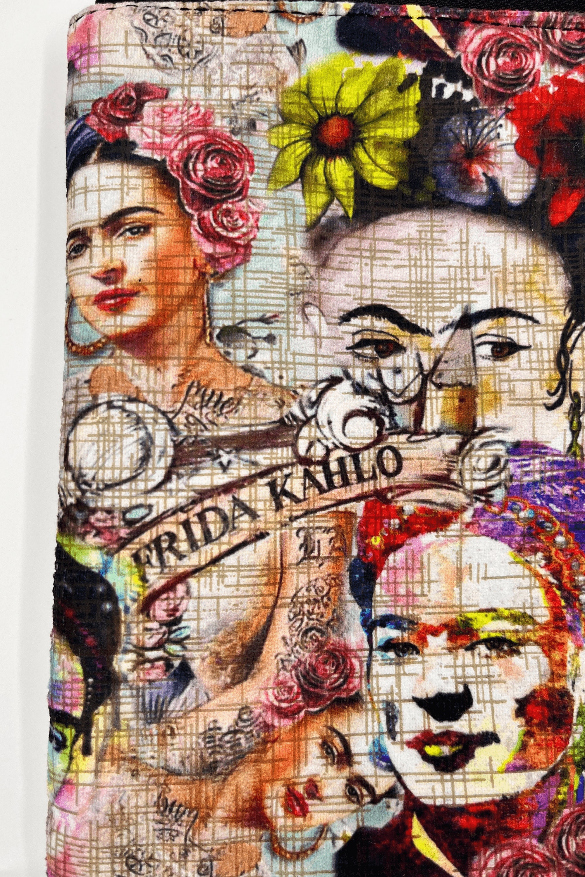 Frida Kahlo Hand Bag Clutch Bag, 13x8 Inch, Makeup Bag, Frida Organizer ...