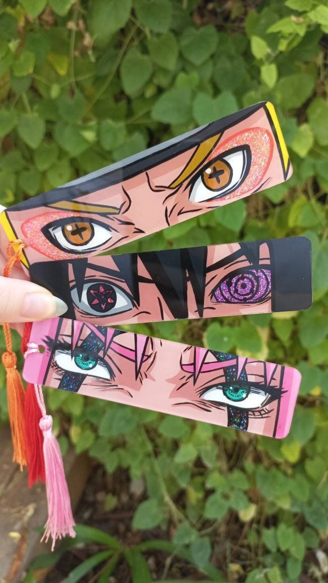 Anime Bookmarks Hand Painted Bookmarks Anime - Etsy