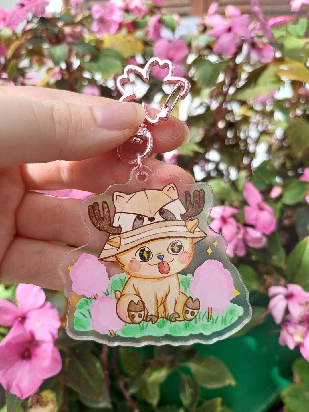 Raccoon Dog Chopper Keychain Kawaii Keychain Anime Keychain Op Keychain ...