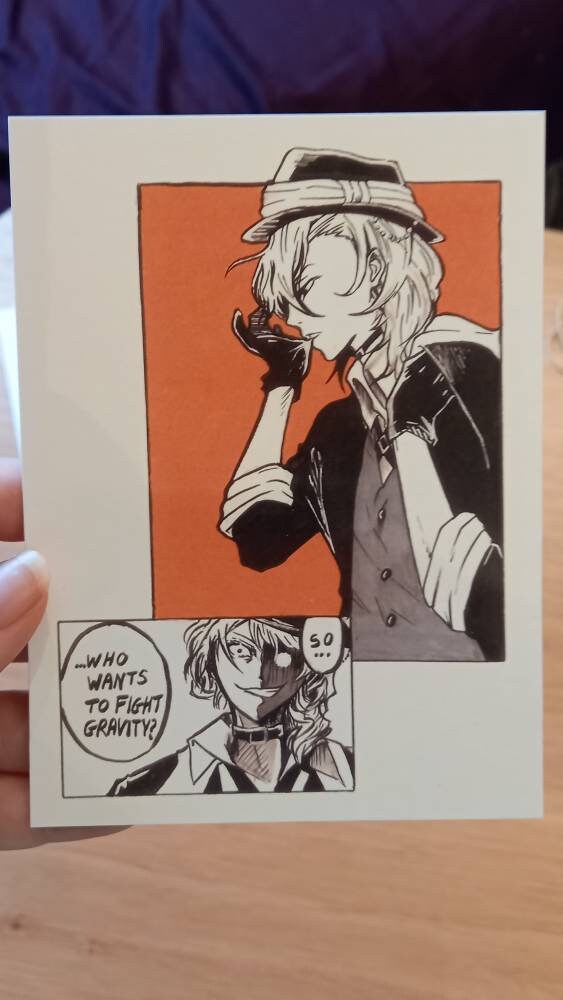 Anime Art Prints Bsd Art Print Bsd Art - Etsy UK