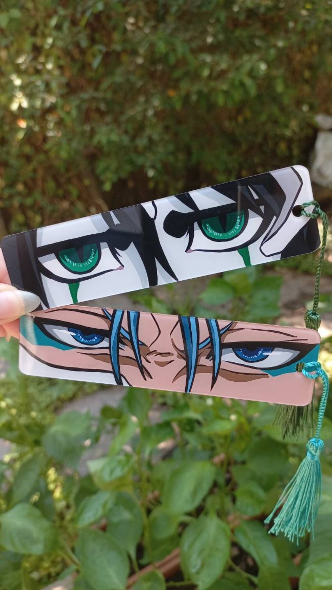 Anime Bookmarks Hand Painted Bookmarks Anime - Etsy