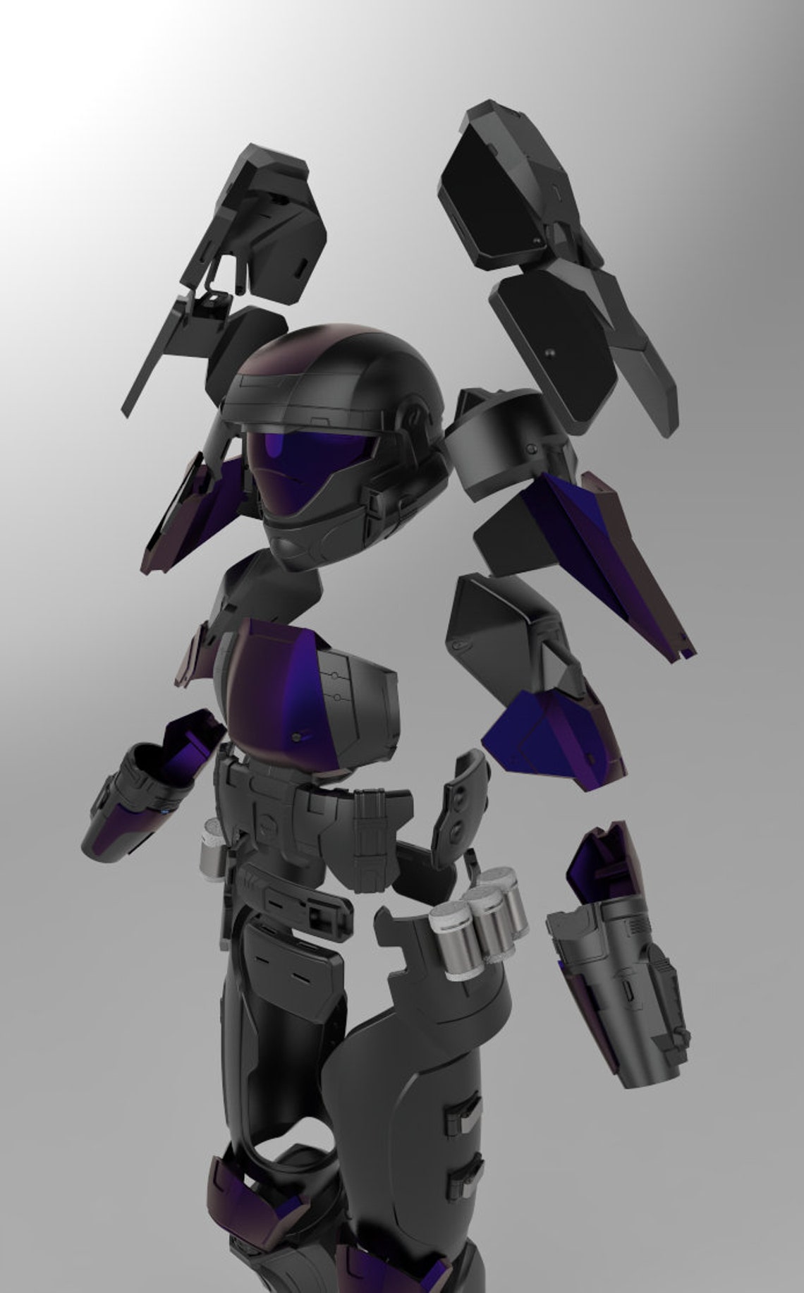 ODST Arm/shoulder Armor Set Full Customization 3D Print - Etsy