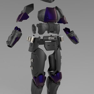 ODST Armored Plate Carrier - 3D Print Files - Etsy