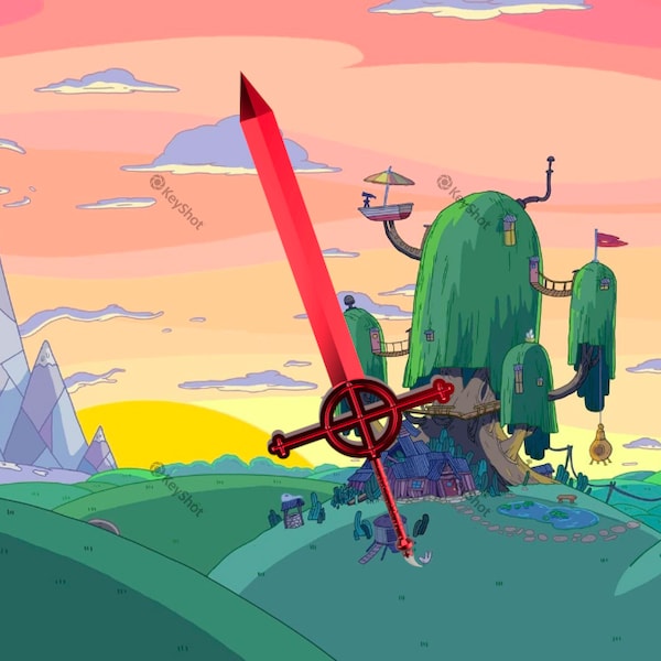 Adventure Time Sword 3d Print - Etsy