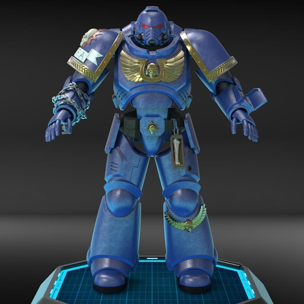 Warhammer40k Space Marine Stl Files - Etsy