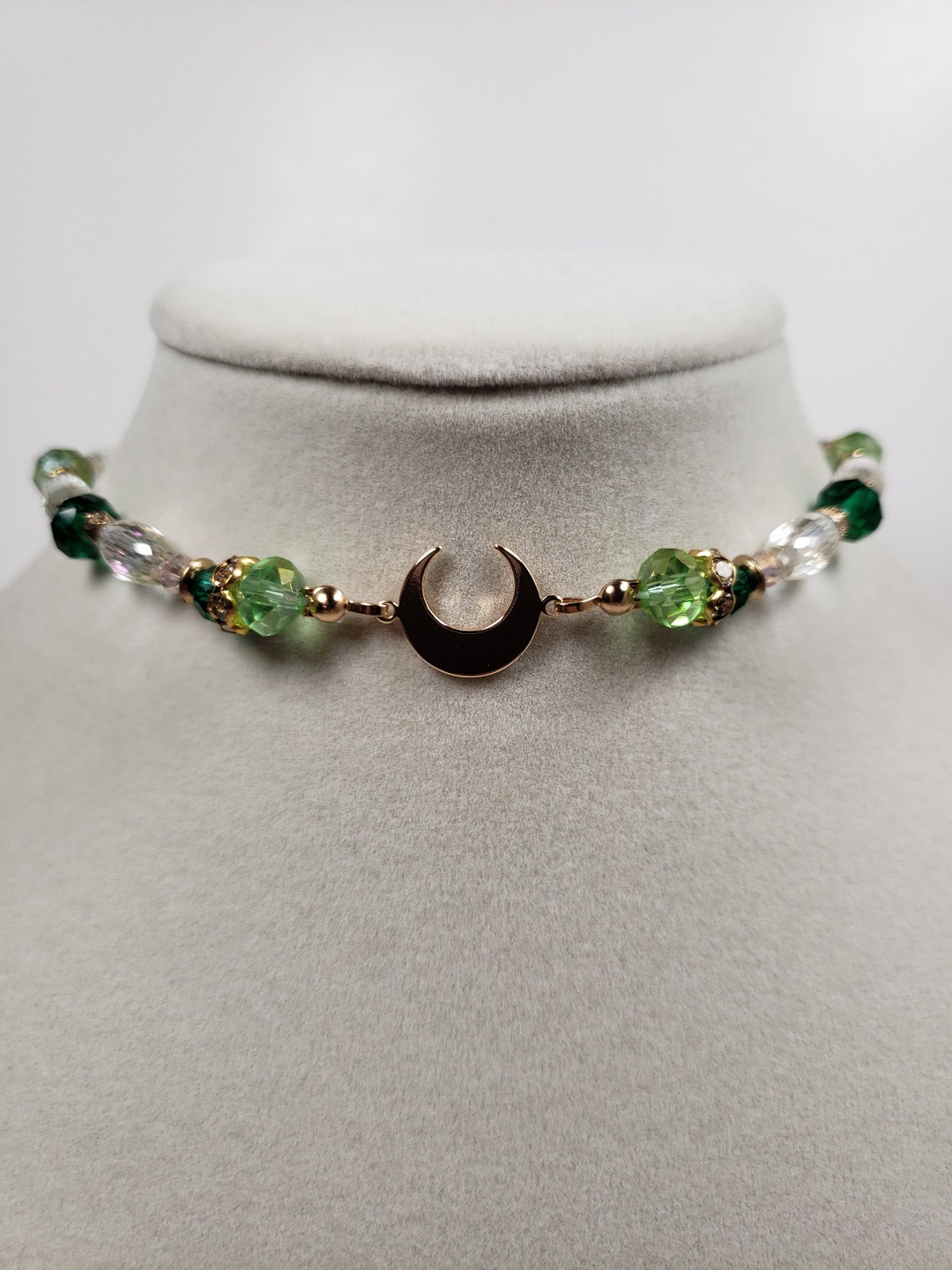 Rhea | Goddess Collection | Stretchy Choker Necklace | Beaded Necklace ...